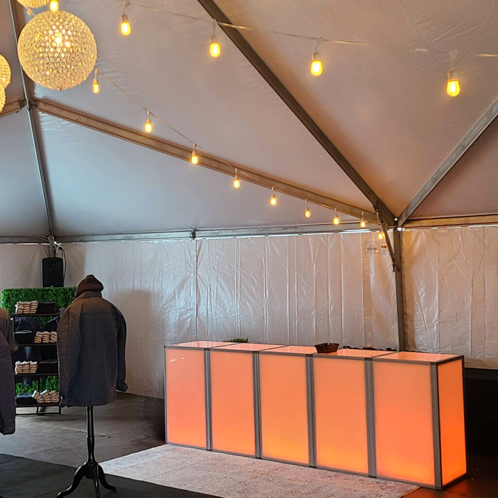 Multi-Color LED Pillar Bar | All Out Event Rental