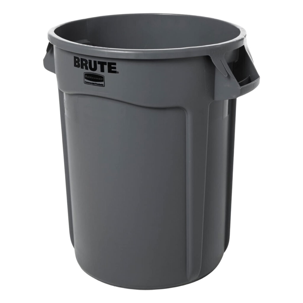 Gray Garbage Can | All Out Event Rental