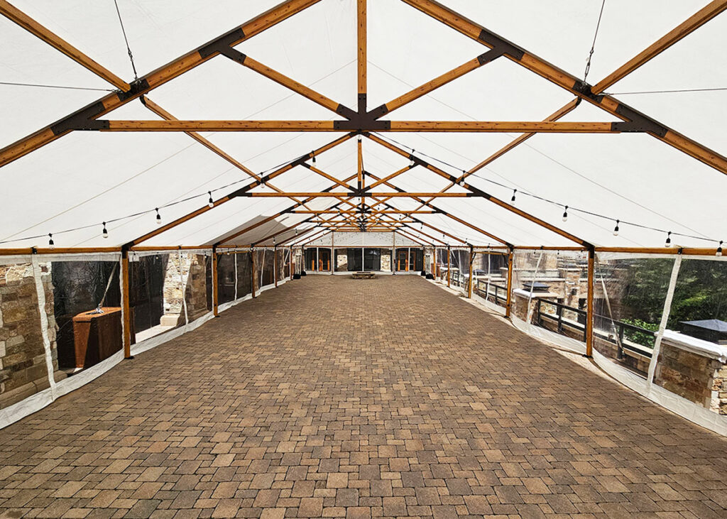 40' x 60' Timbertrac Frame Tent - All Out Event Rental