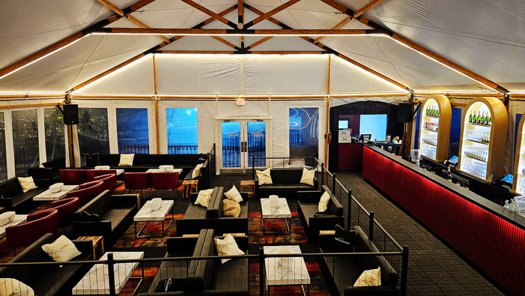 40x ProSail Timbertrac Canopies | All Out Event Rental