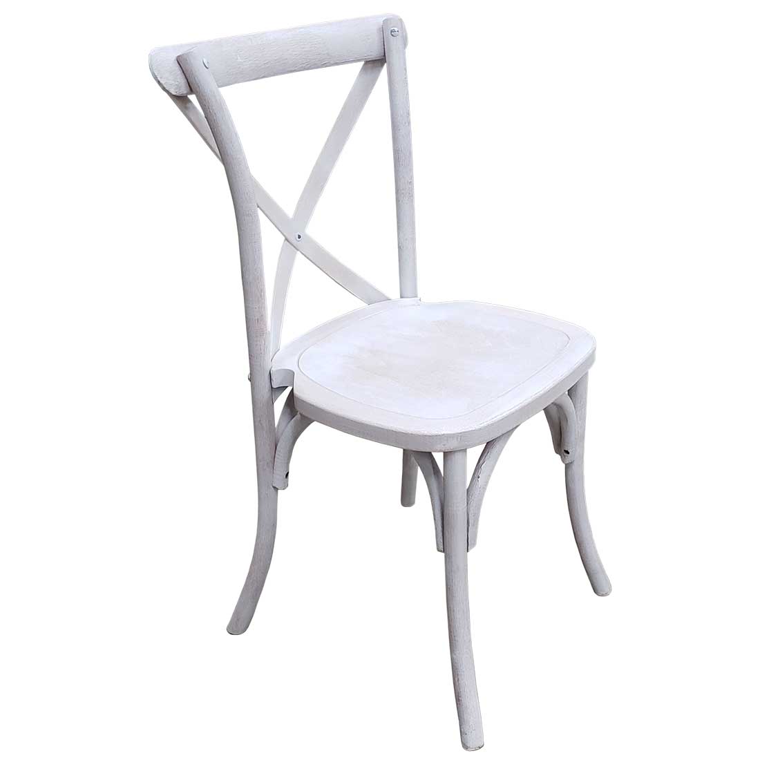 Whitewash Sonoma Crossback Chair | All Out Event Rental