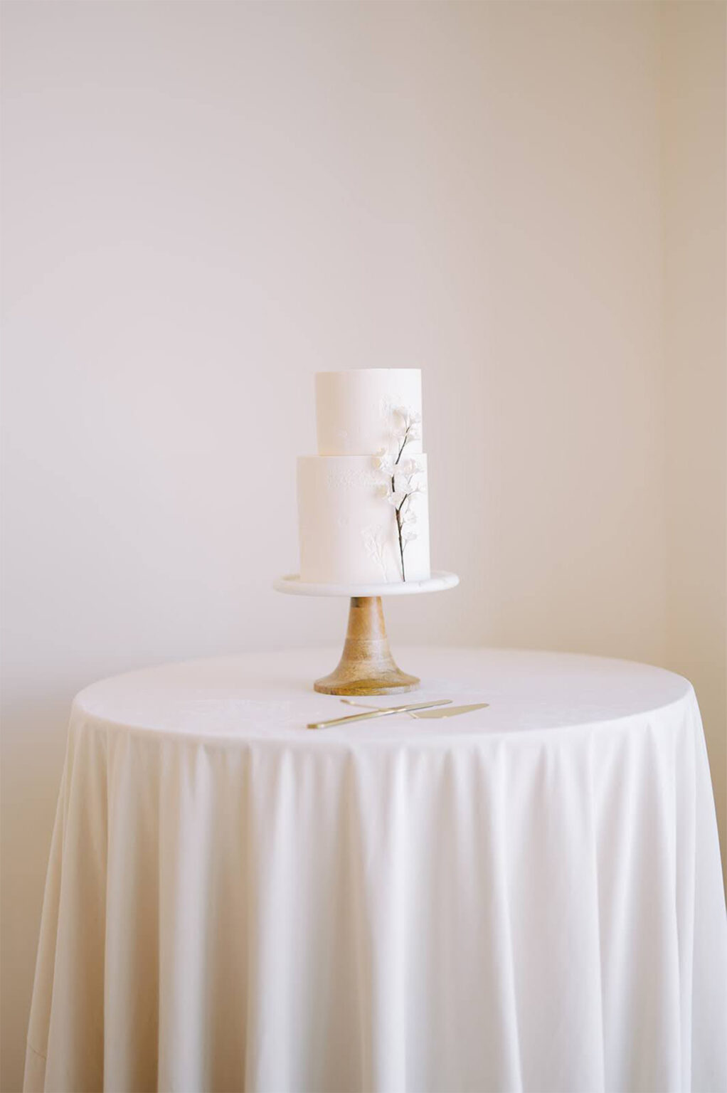 White Polyester Linens | All Out Event Rental