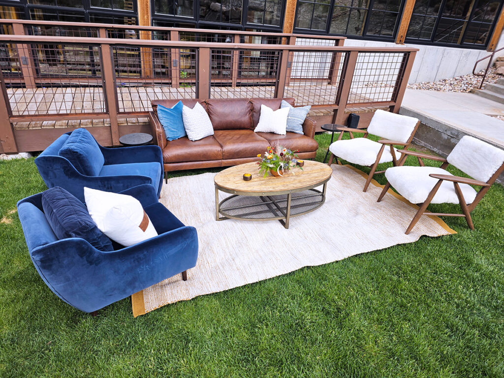 Edwin Oval Coffee Table | All Out Event Rental