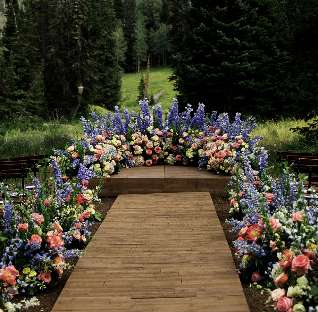 Square Garden Ceremony Riser | All Out Event Rental