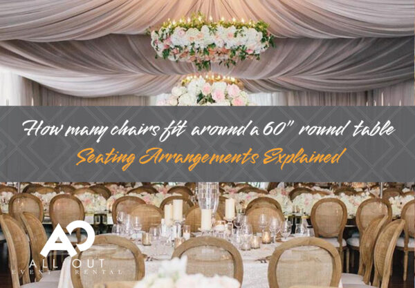 How Many Chairs Fit Around a 60-Inch Round Table? Seating Arrangements ...