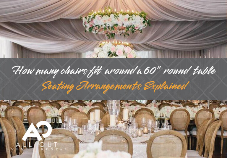 How Many Chairs Fit Around a 60-Inch Round Table? Seating Arrangements ...